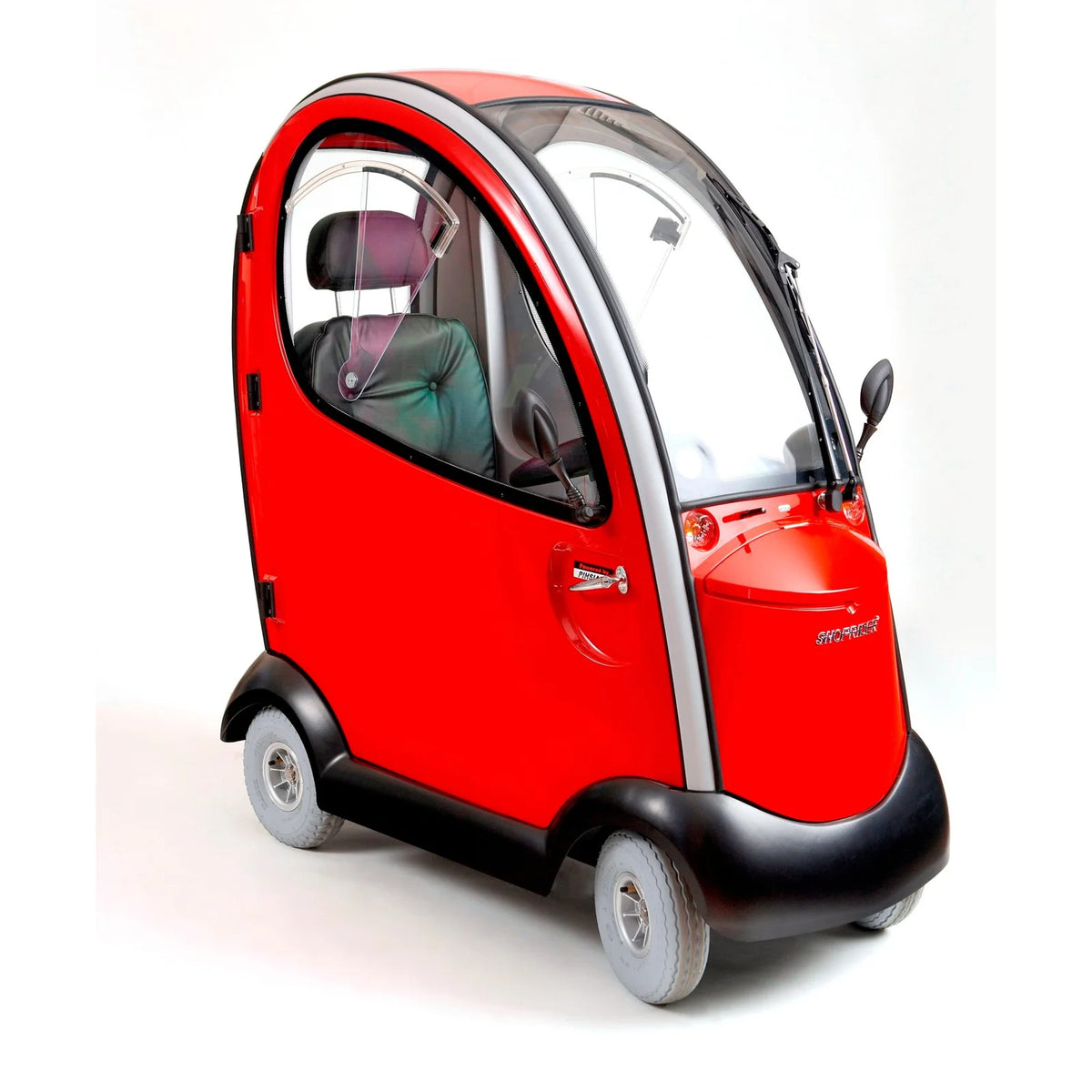 Shoprider Flagship Enclosed Mobility Scooter - 25 Miles Extended Range ...